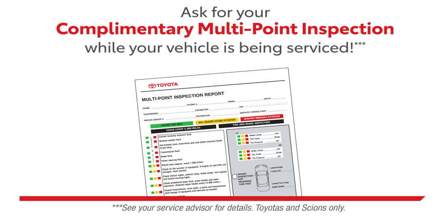 June Complimentary Multi-Point Inspection | Baltimore Toyota Dealers ...